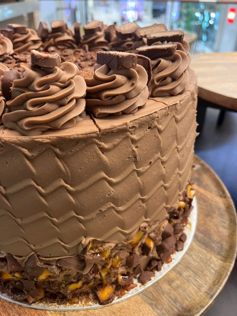 Bar-One Honeycomb Cake – Walnut Grove Sandton